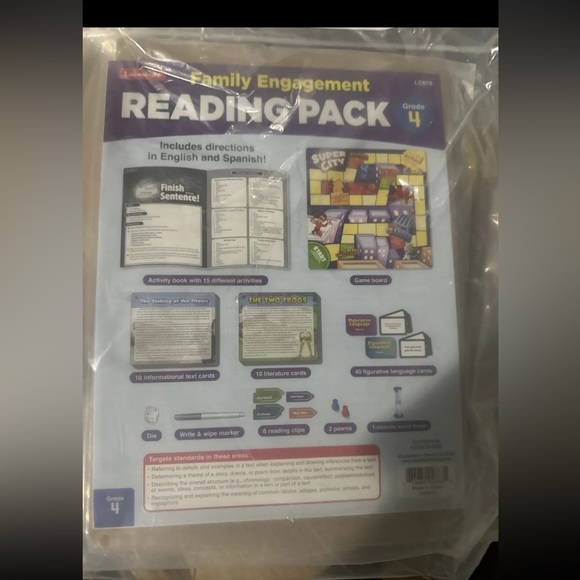 Lakeshore | Toys | Lakeshore Learning Reading Pack Grade 4 English ...